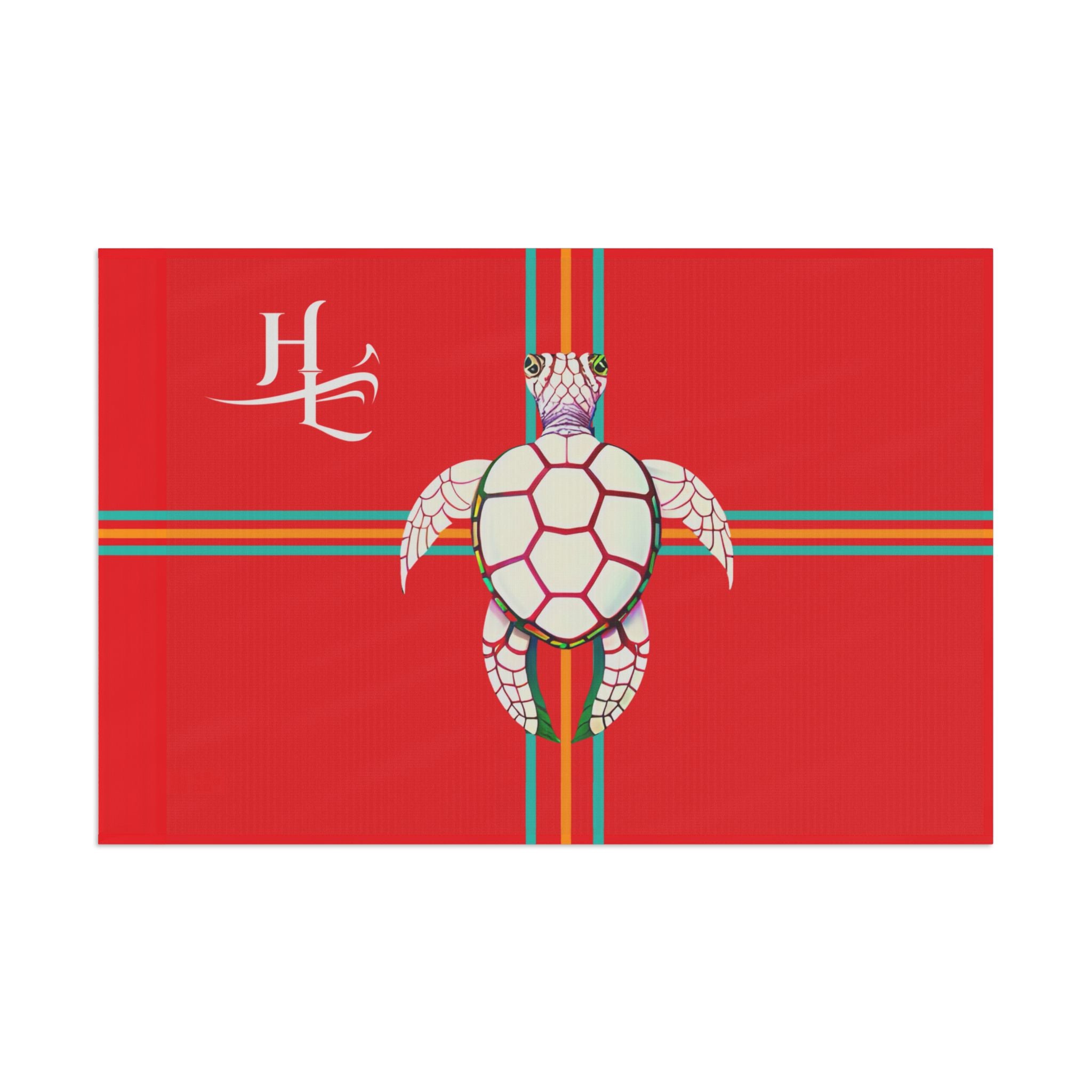 One-Sided Sea Turtle Flag – Hatteras Life